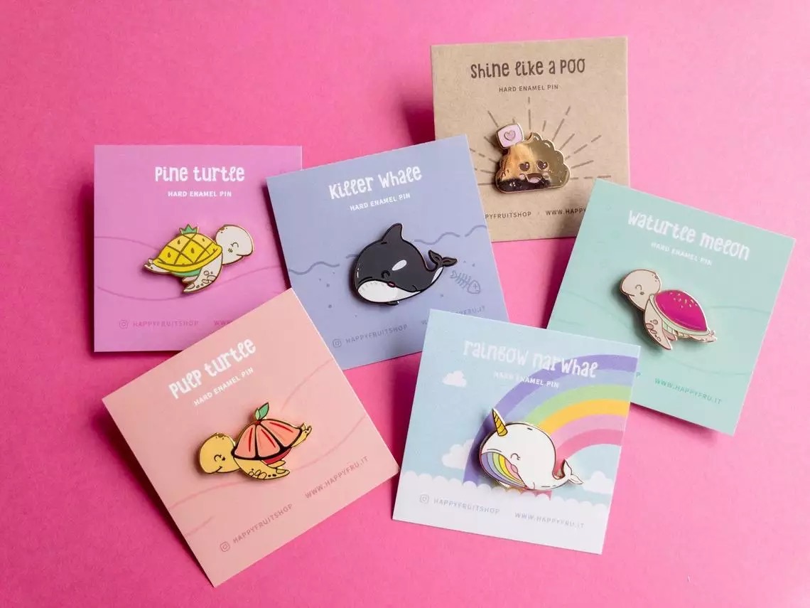 Custom Hard Enamel Pin Badges - Madly Merch