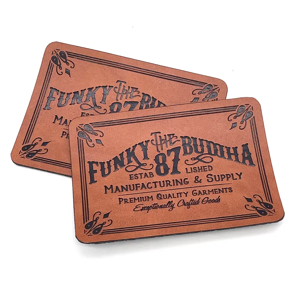 Custom Leather Patches - Madly Merch